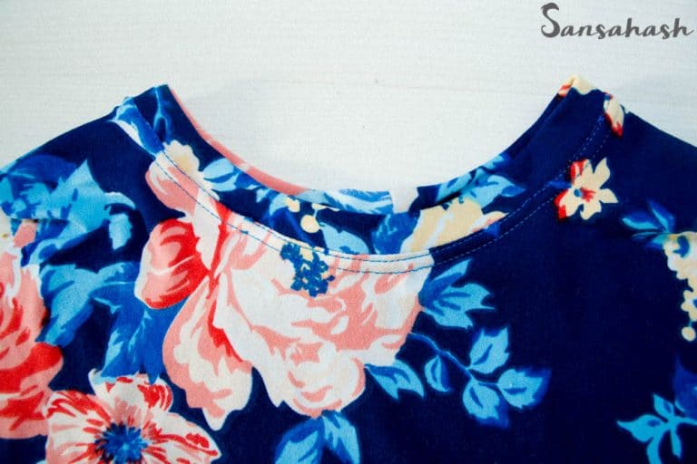 Tutorial: How To Finish The Neckline With Band / Sansahash