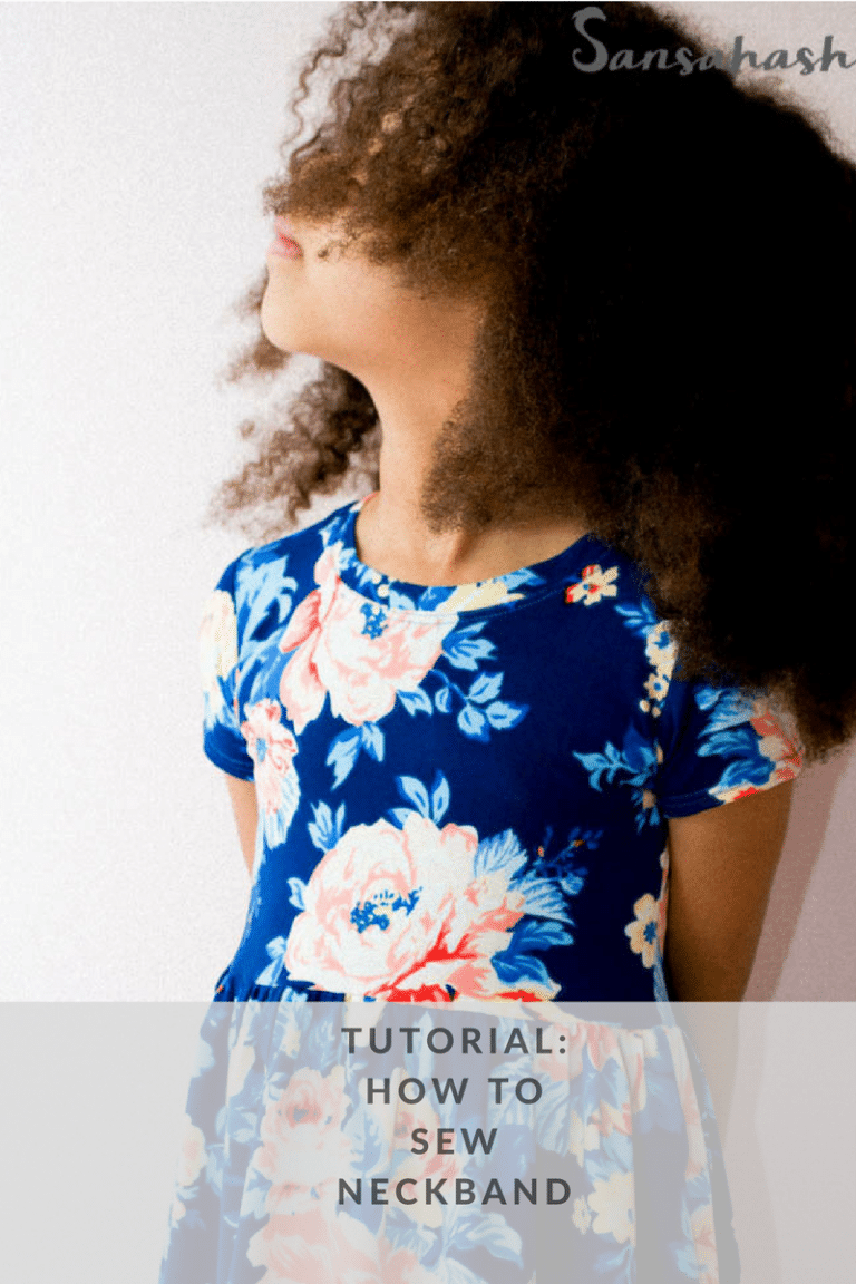 Tutorial: How To Finish The Neckline With Band / Sansahash