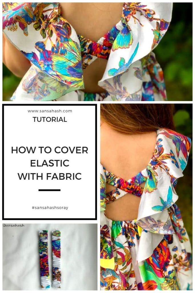 Tutorial: How To Cover Elastic With Fabric / Sansahash