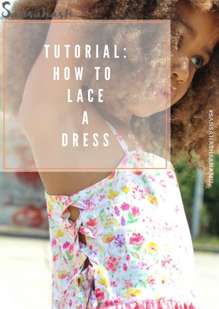 Tutorial: How To Lace The Dress / Sansahash